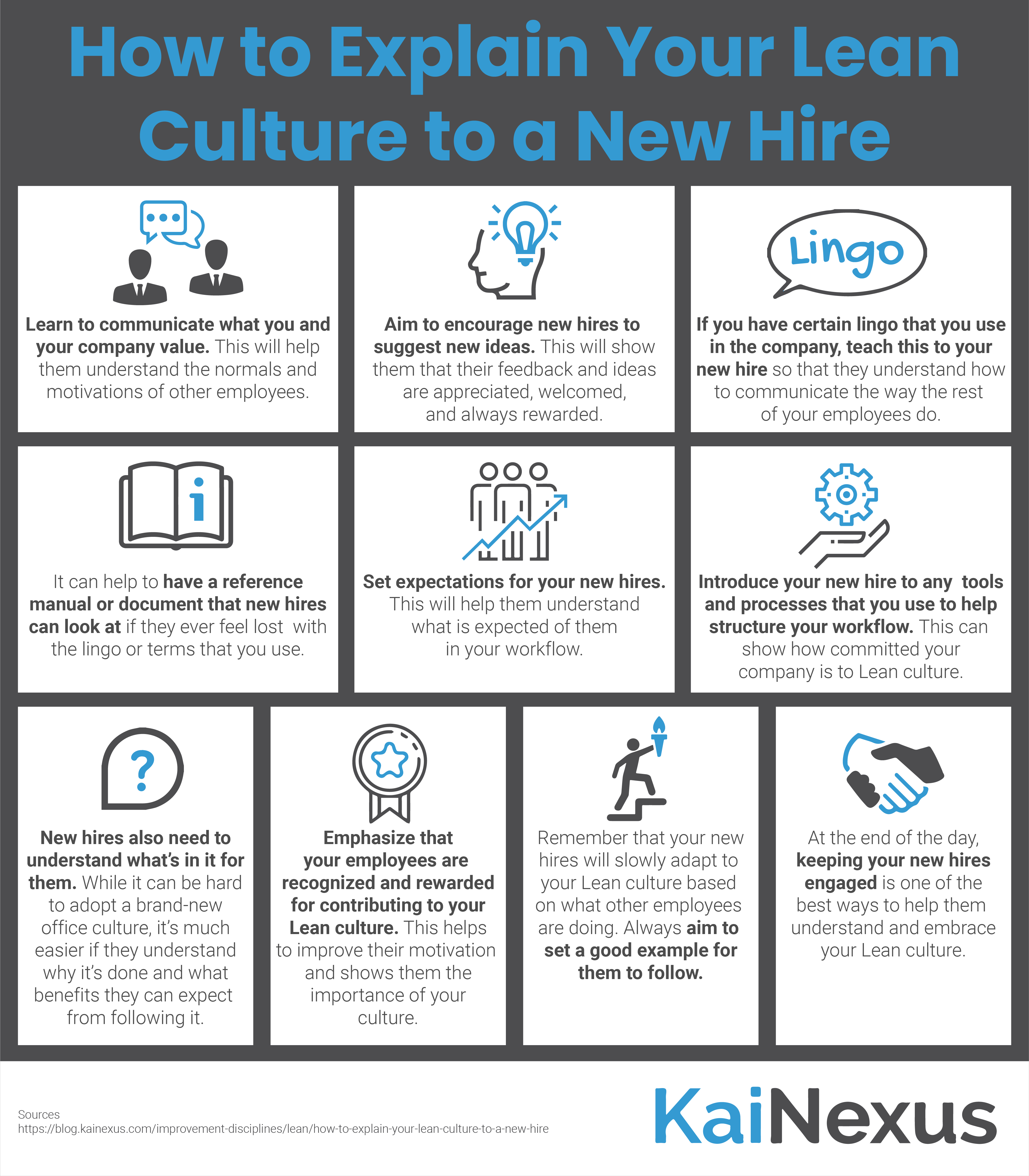 How to Explain Your Lean Culture to a New Hire